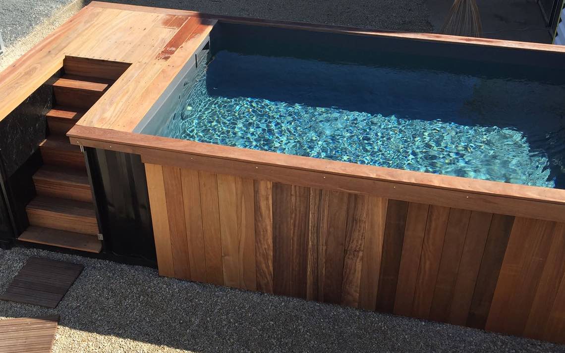 Piscines en container dès 7990€, livrée rapidement - Pool CONTAINER